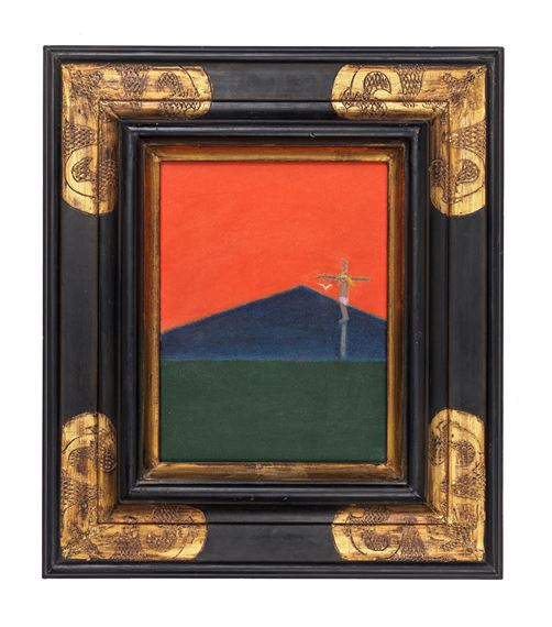 Craigie Aitchison | Crucifixion 5 (1986) | MutualArt