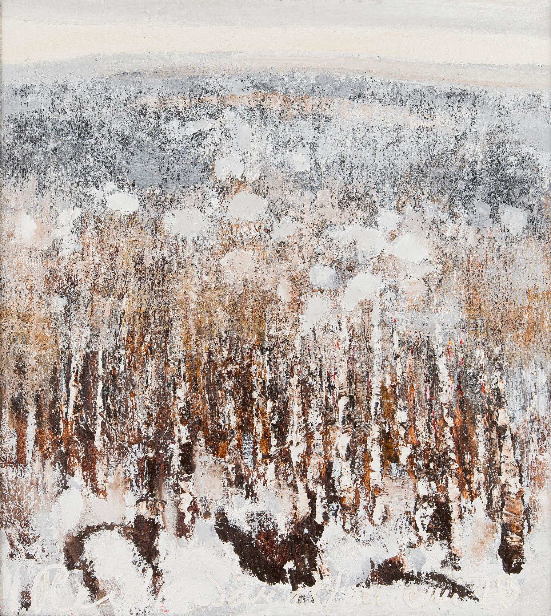 Reidar Särestöniemi | Wintery Mountain Landscape (79) | MutualArt