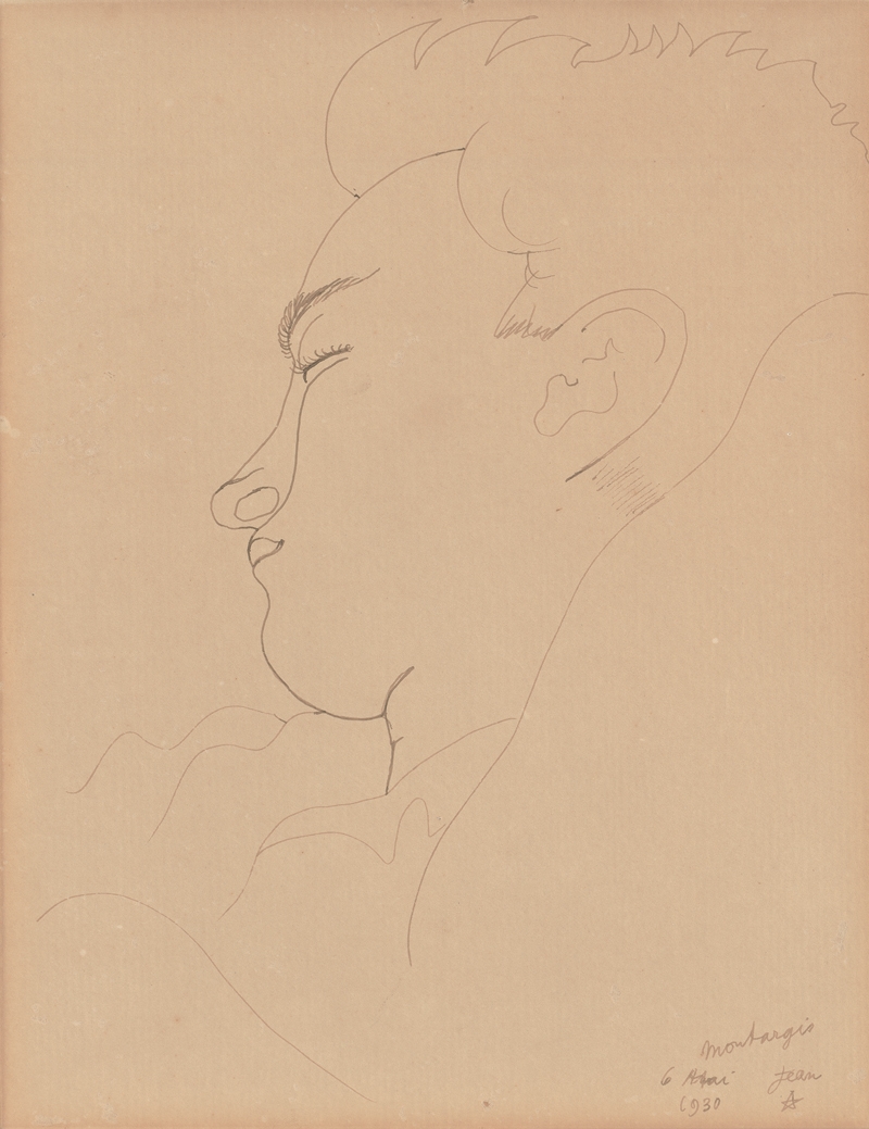 Jean Cocteau | Jean Desbordes endormi (1930) | MutualArt