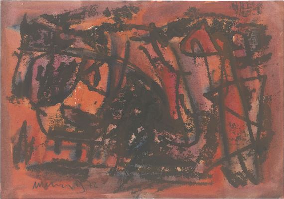 Albert Hennig | Abstrakte Komposition (1972) | MutualArt