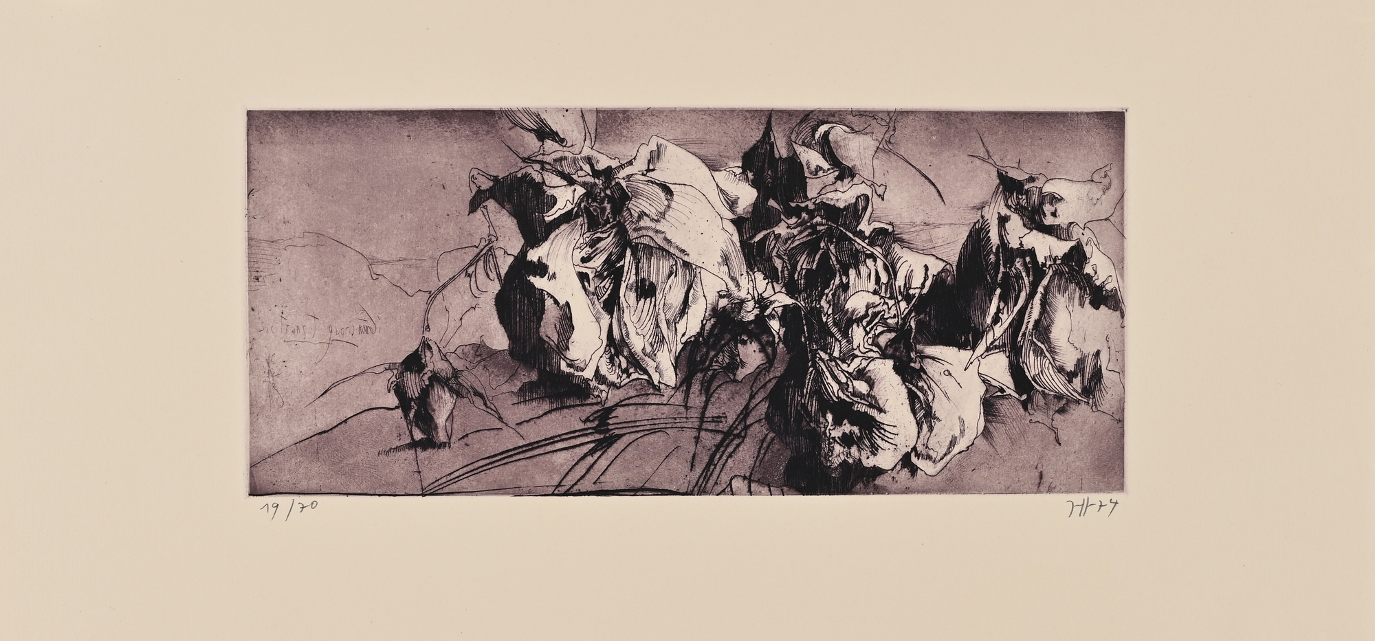 Horst Janssen | Portfolio. Caspar David Friedrich (1974) | MutualArt