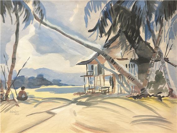 Yong Mun Sen | Penang Village, 1952 (1952) | MutualArt