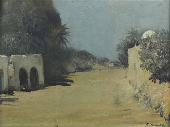 Giorgio Oprandi | Night scene in Tripolitania | MutualArt