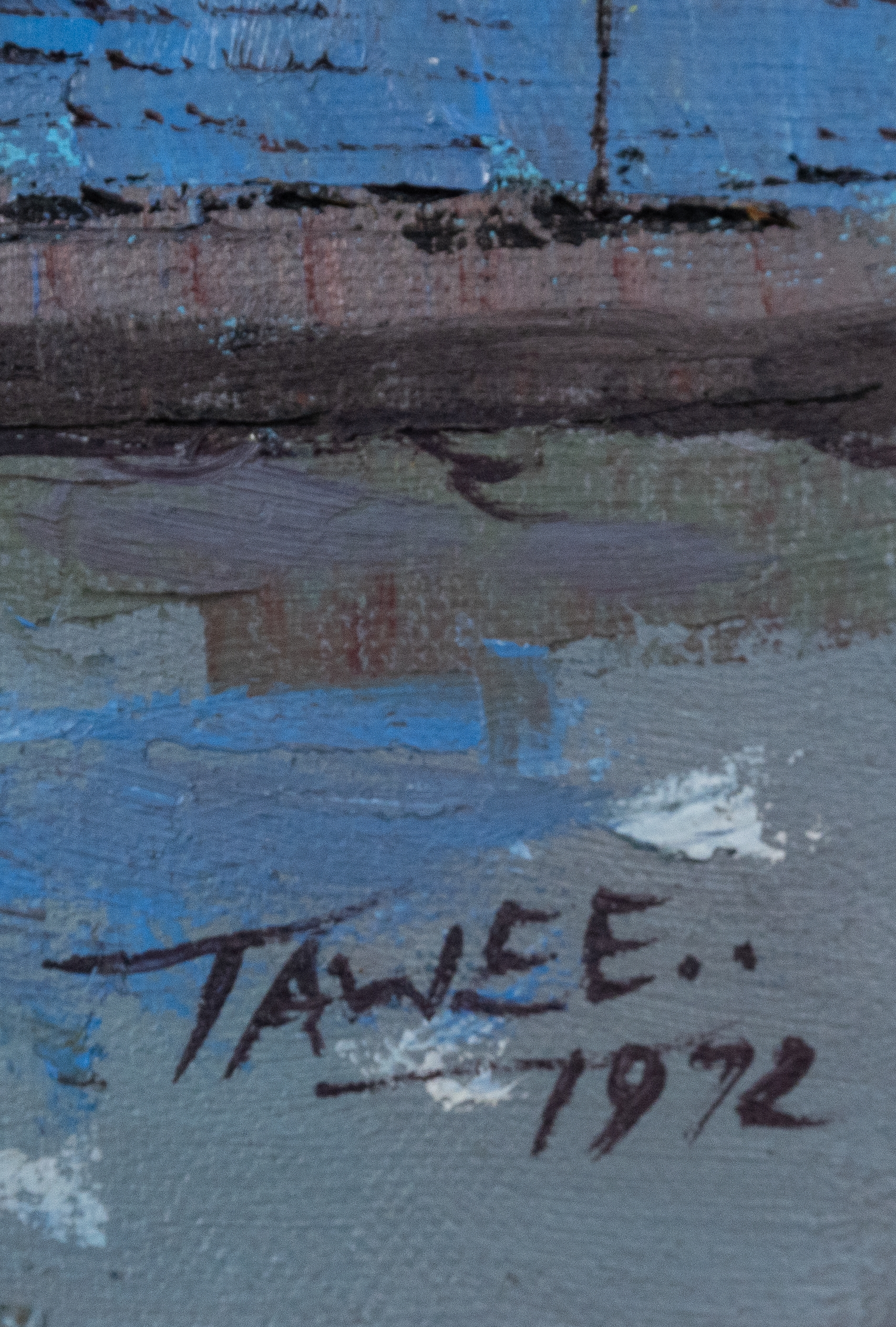 Tawee Nangdakwang | Paysage thailandais - 1972 (1972) | MutualArt