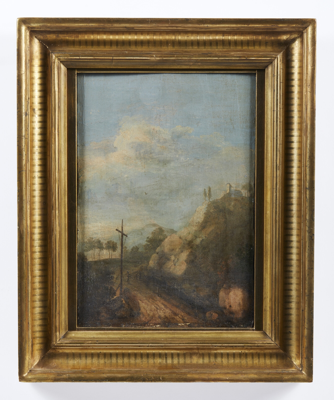 Marco Gozzi | Hilly landscape with wayfarers | MutualArt