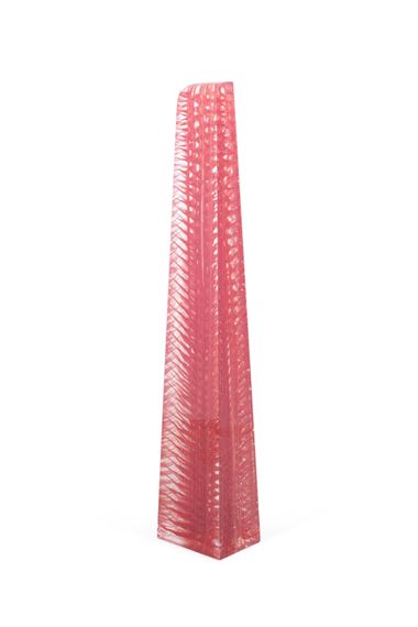 Emma Varga | EMMA VARGA, 'CRIMSON DREAM 2' ART GLASS OBELISK (2007 ...