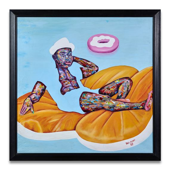 Emmanuel Taku | Sea Blue (2020) | MutualArt