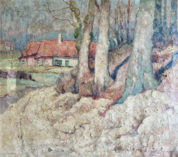 Louis Rigaux | Chemin arboré du hameau | MutualArt
