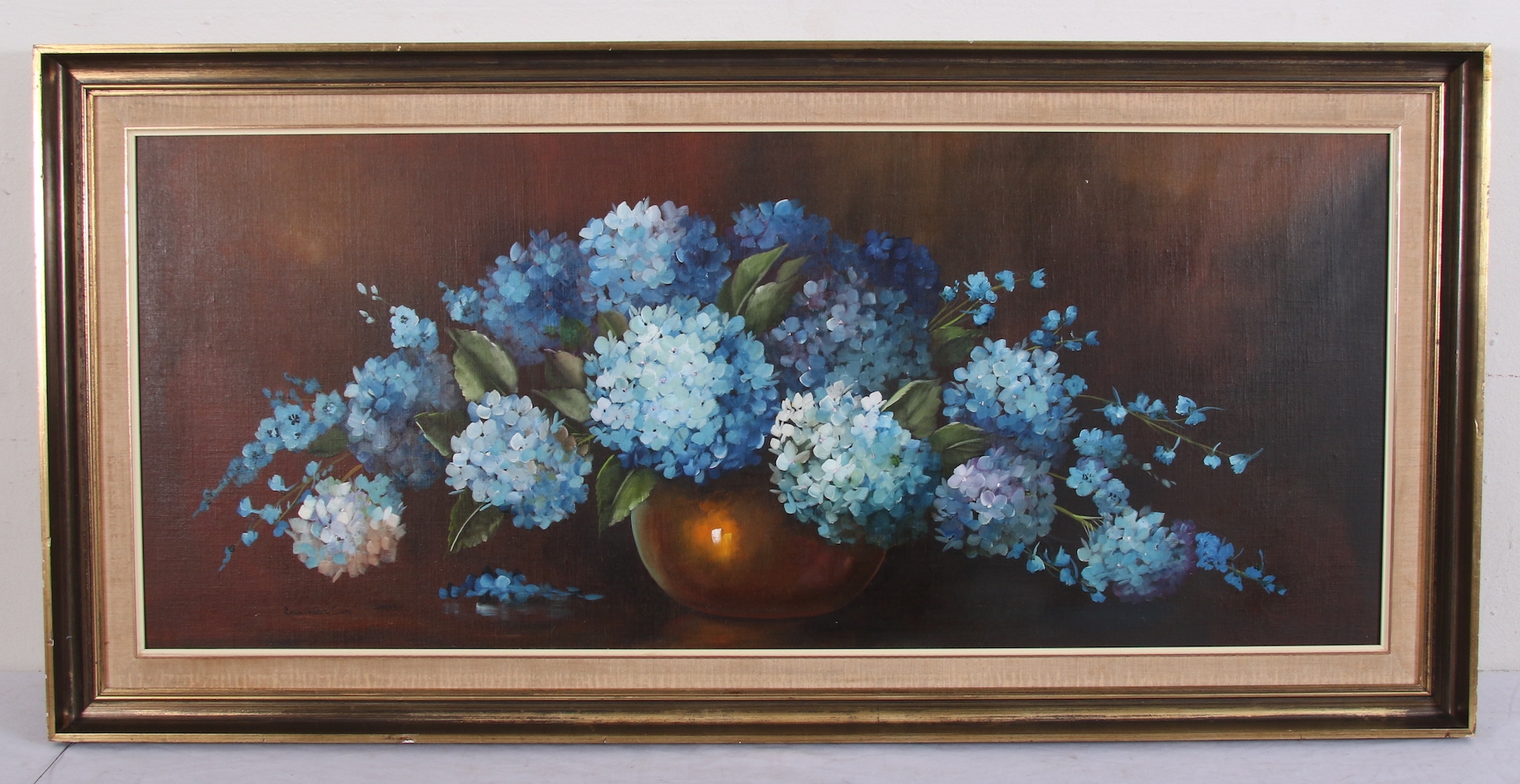 Celia Walsh-Diehl | STILL LIFE WITH BLUE HYDRANGEAS | MutualArt