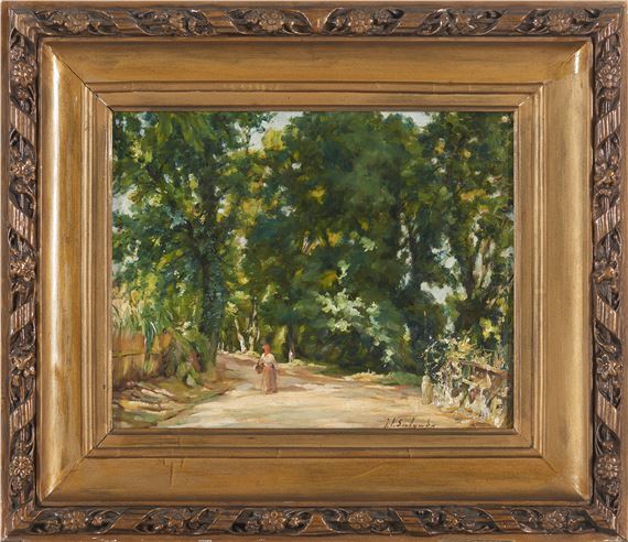 José Maria Veloso Salgado | A landscape with figure | MutualArt