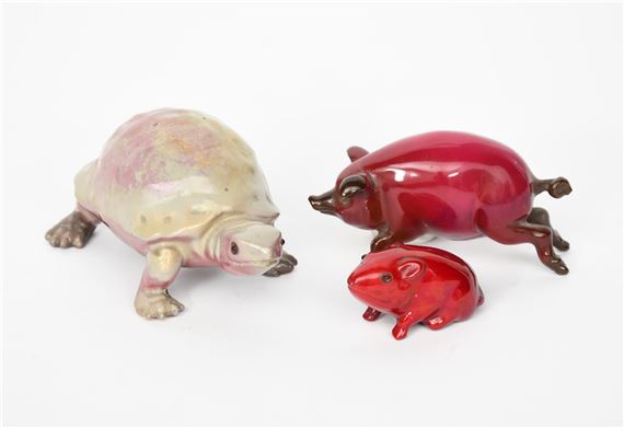 Bernard Moore | A Bernard Moore porcelain model of a tortoise | MutualArt