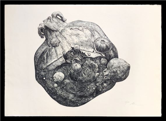 Fred Nall Hollis | Composition en noir et blanc | MutualArt