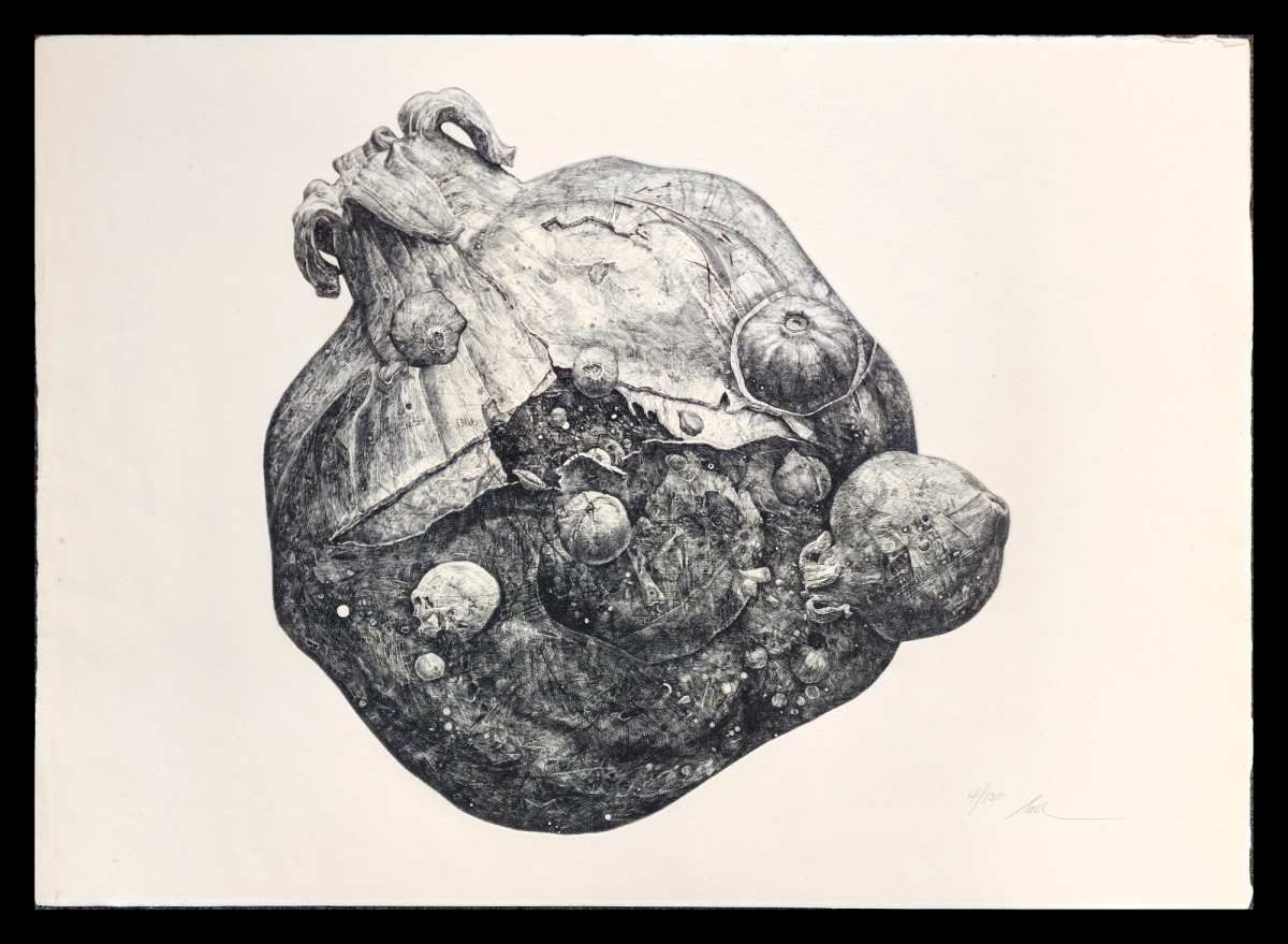 Fred Nall Hollis | Composition en noir et blanc | MutualArt