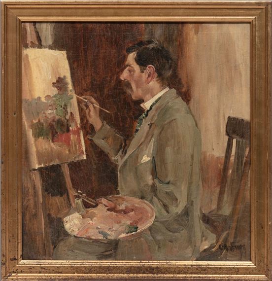 Charles Arthur Fries | Self Portrait | MutualArt