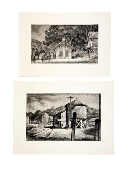 Armin Landeck | 2 Armin Landeck Etchings (1980) | MutualArt