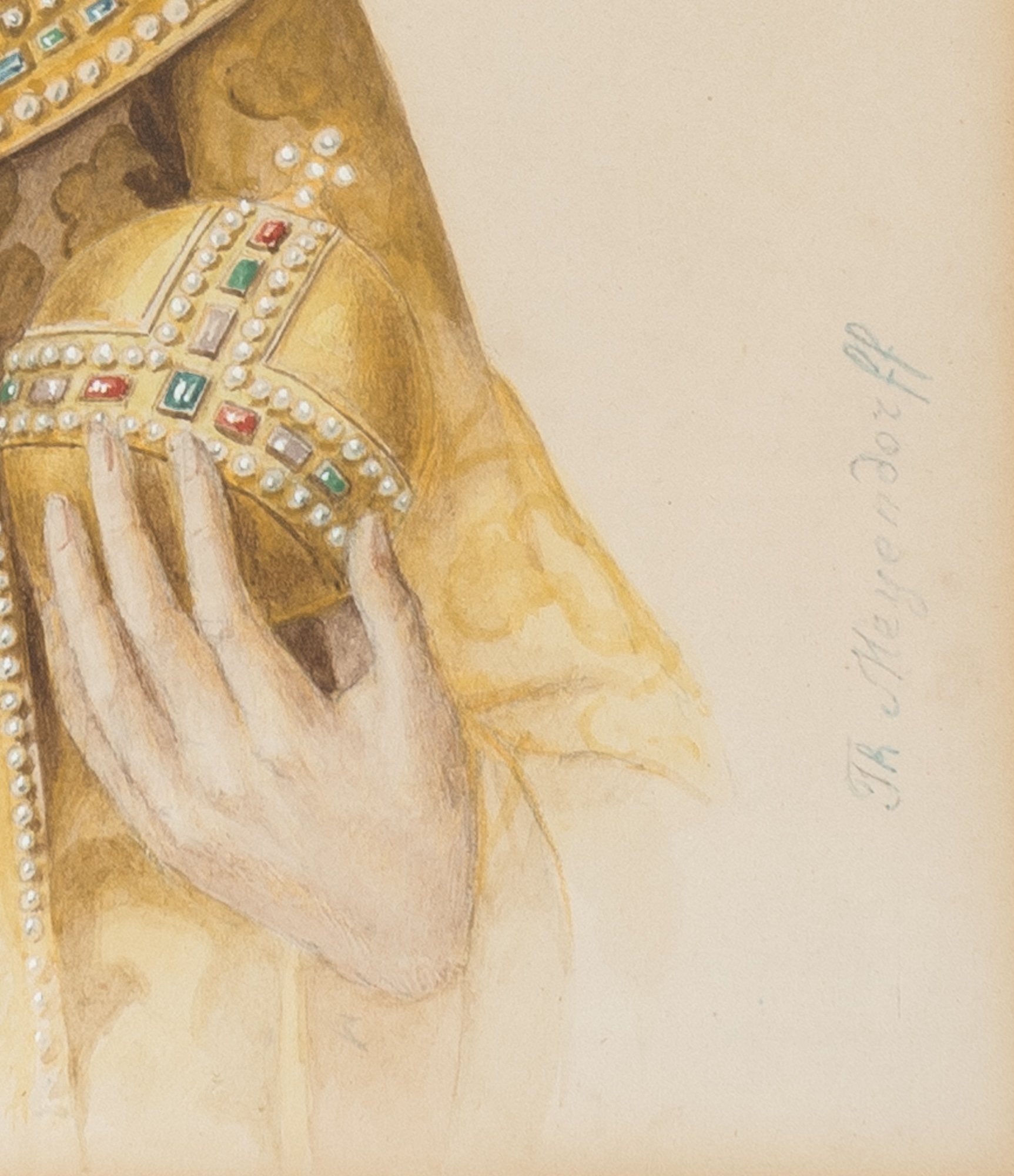 Théophile von Meyendorff | Portrait of Tsar Feodor III and Portrait of ...