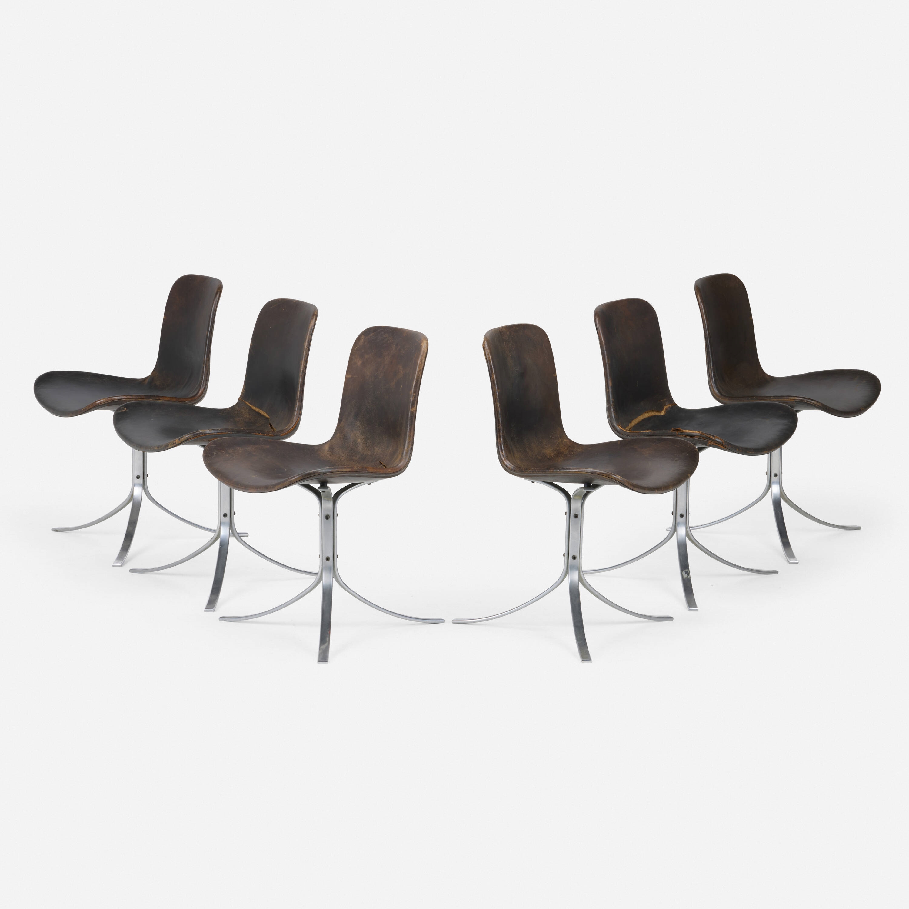Poul Kjaerholm | PK 9 chairs, set of six (1960) | MutualArt