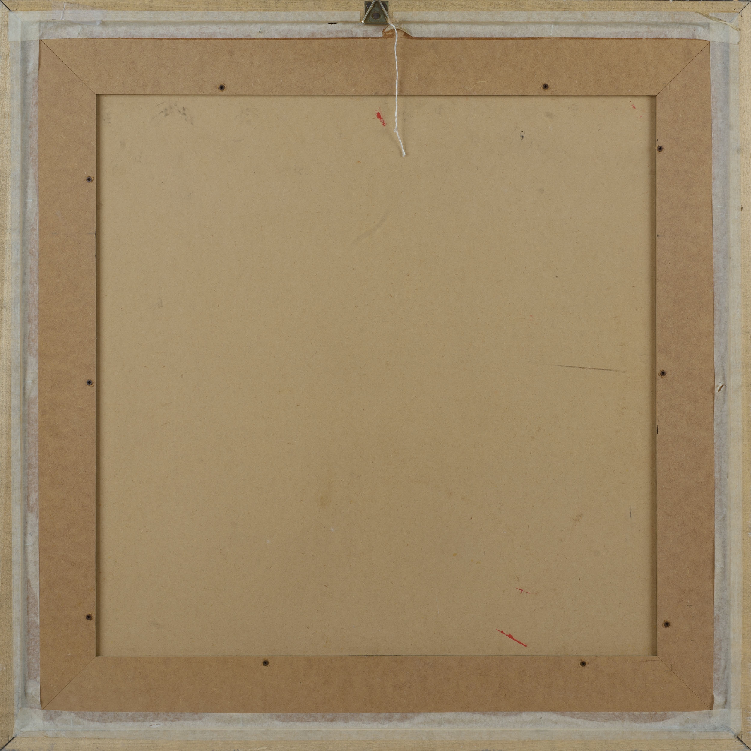 Bernard Aubertin | Dessin de Feu sur table rouge (2007) | MutualArt