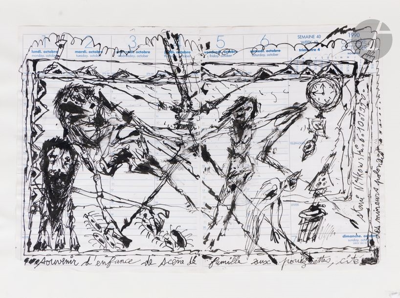 Stani Nitkowski | Childhood memories of a family scene in Pouëzettes ...