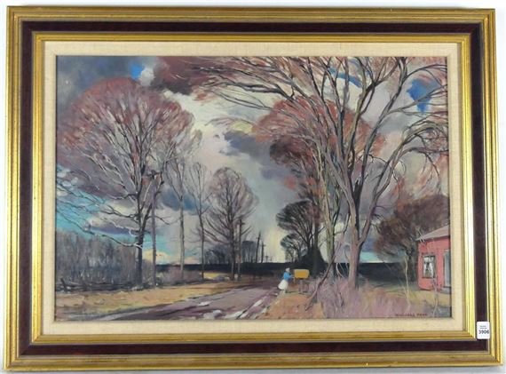Addison Winchell Price | Untitled: Landscape Scene in Late Fall | MutualArt