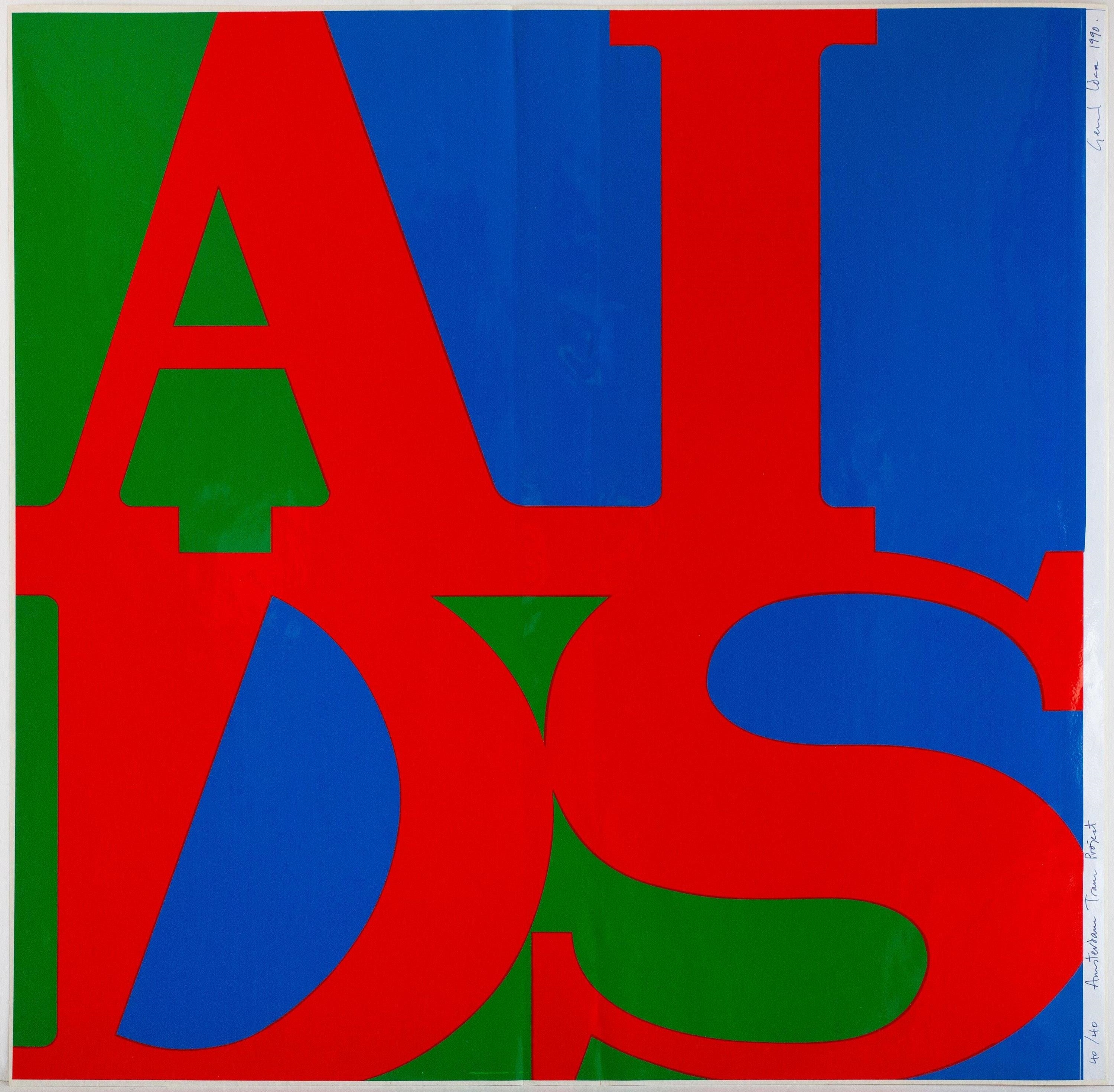 General Idea | AIDS - Amsterdam Tram Project (1990) | MutualArt