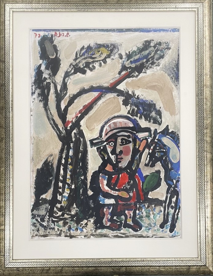 Shmuel Boneh | The knigjt an his horse (1972) | MutualArt