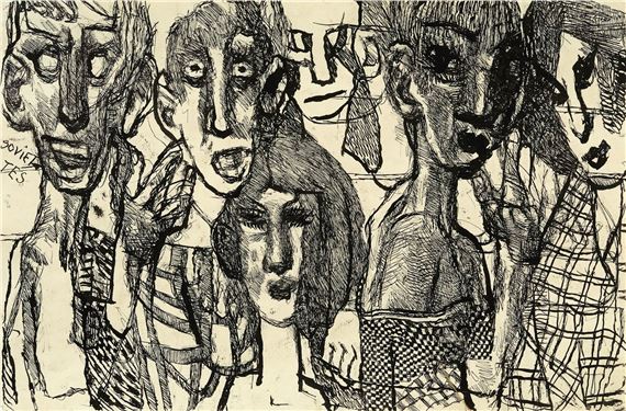 Louis Soutter | Soviétiques (1930 - 1937) | MutualArt
