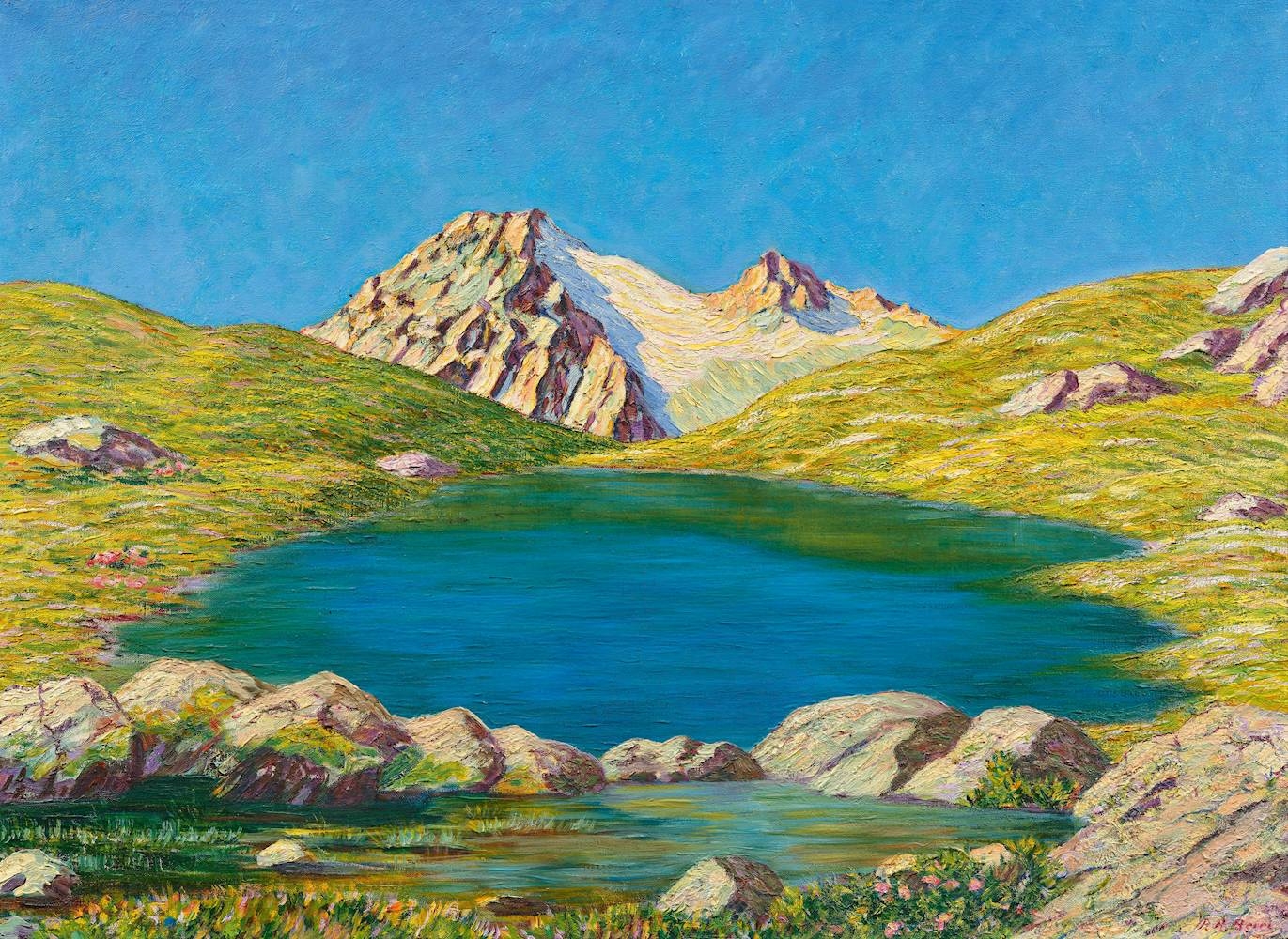 Peter Robert Berry | Engadiner Bergsee | MutualArt