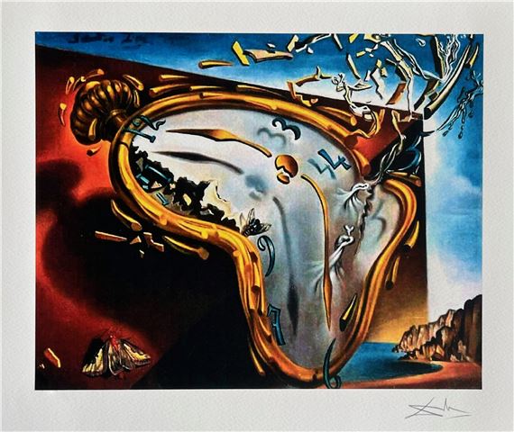 Salvador Dalí | Salvador Dali SOFT WATCH EXPLOSION Facsimile Signed ...