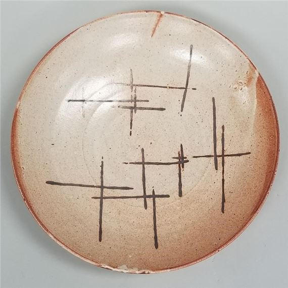 Warren MacKenzie | Warren Mackenzie large platter with design not ...