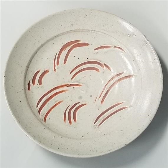 Warren MacKenzie | Warren Mackenzie large platter with finger swipe ...