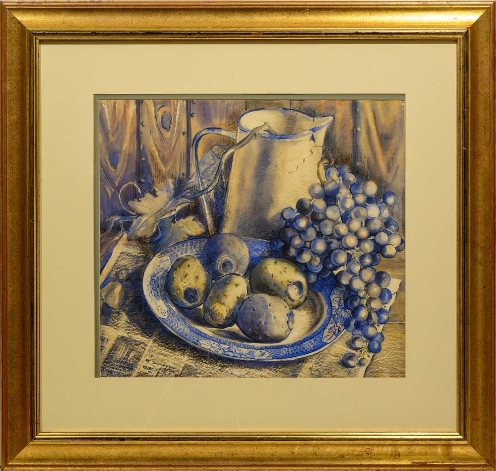 Michael Du Toit | Still Life Fruit & Porcelain | MutualArt