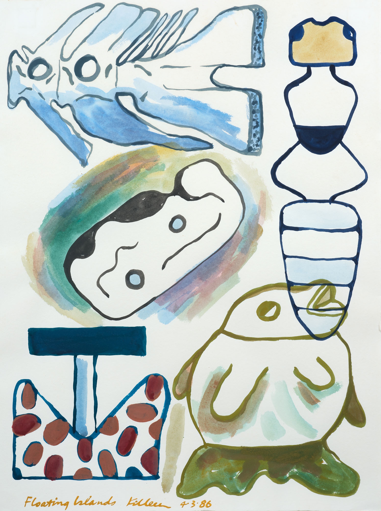 Richard Killeen | Floating Islands (1986) | MutualArt