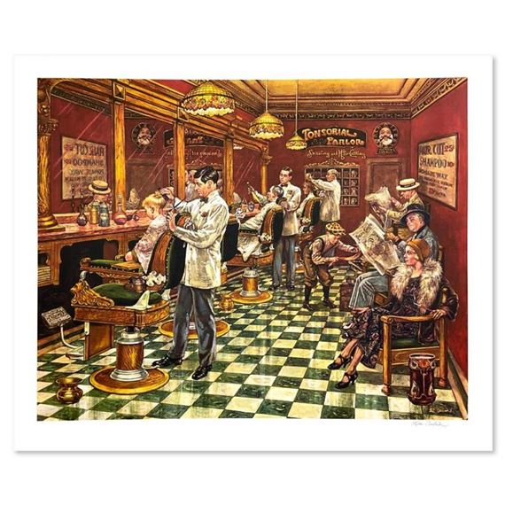 Lee Dubin | Tonsorial Parlor | MutualArt