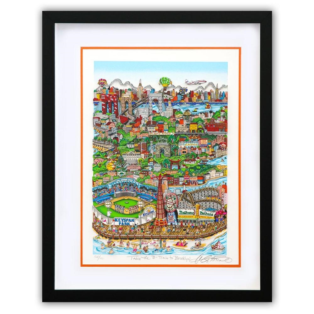 Charles Fazzino | Take the B-Train to Brooklyn | MutualArt