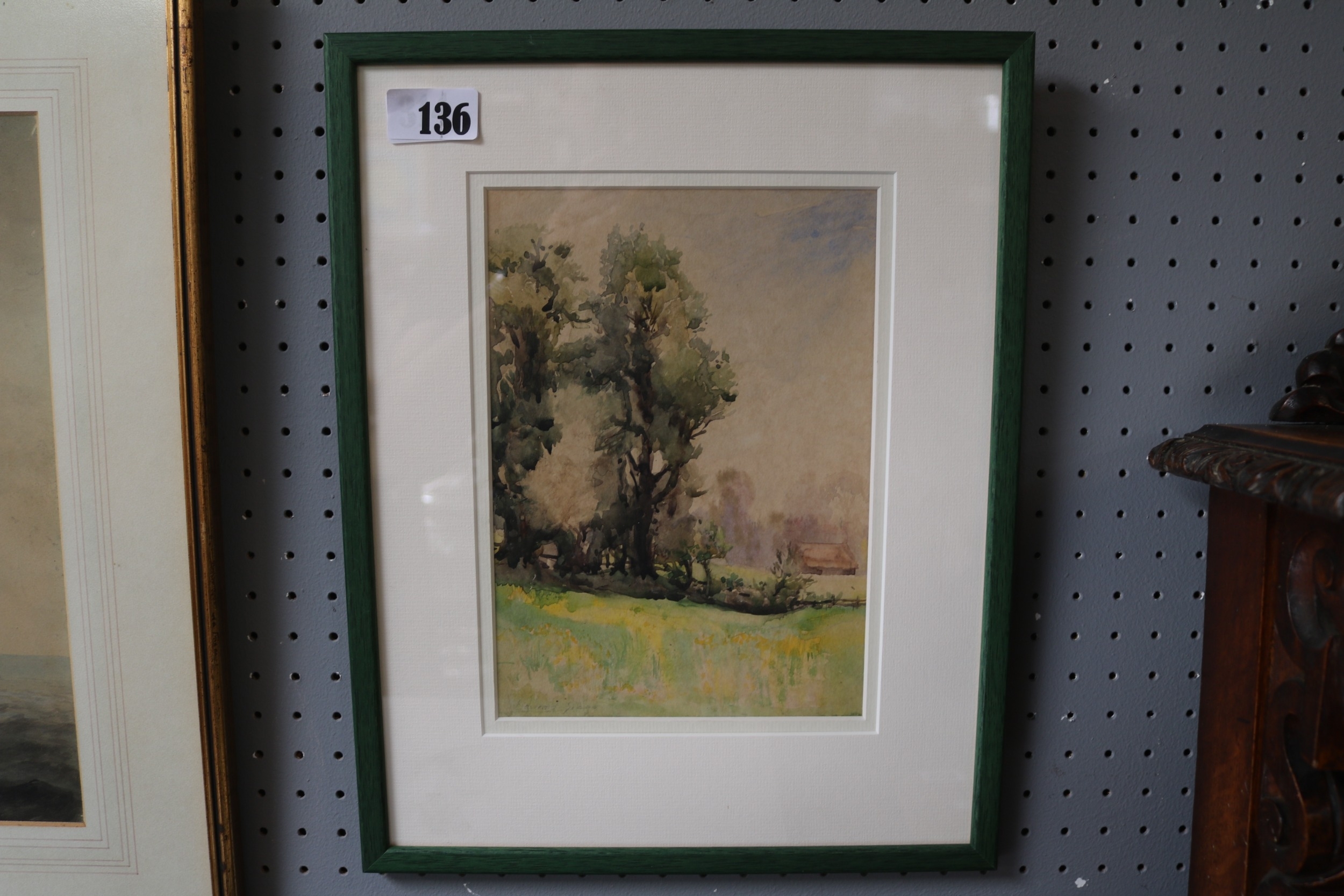 Edward Brian Seago | Watercolour of a Rural Countryside Landscape ...