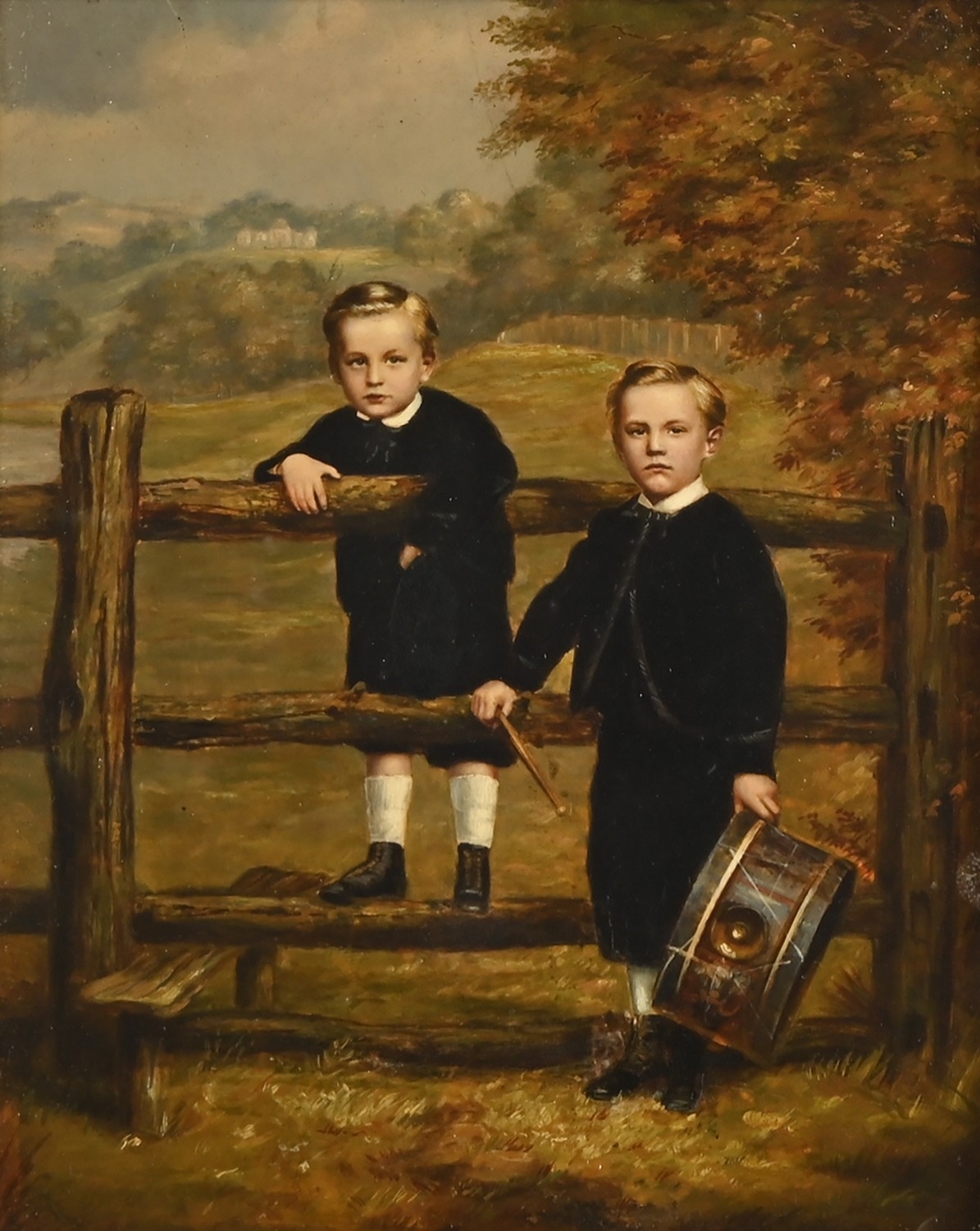 Henry Jamyn Brooks | - Portrait of Two Boys | MutualArt