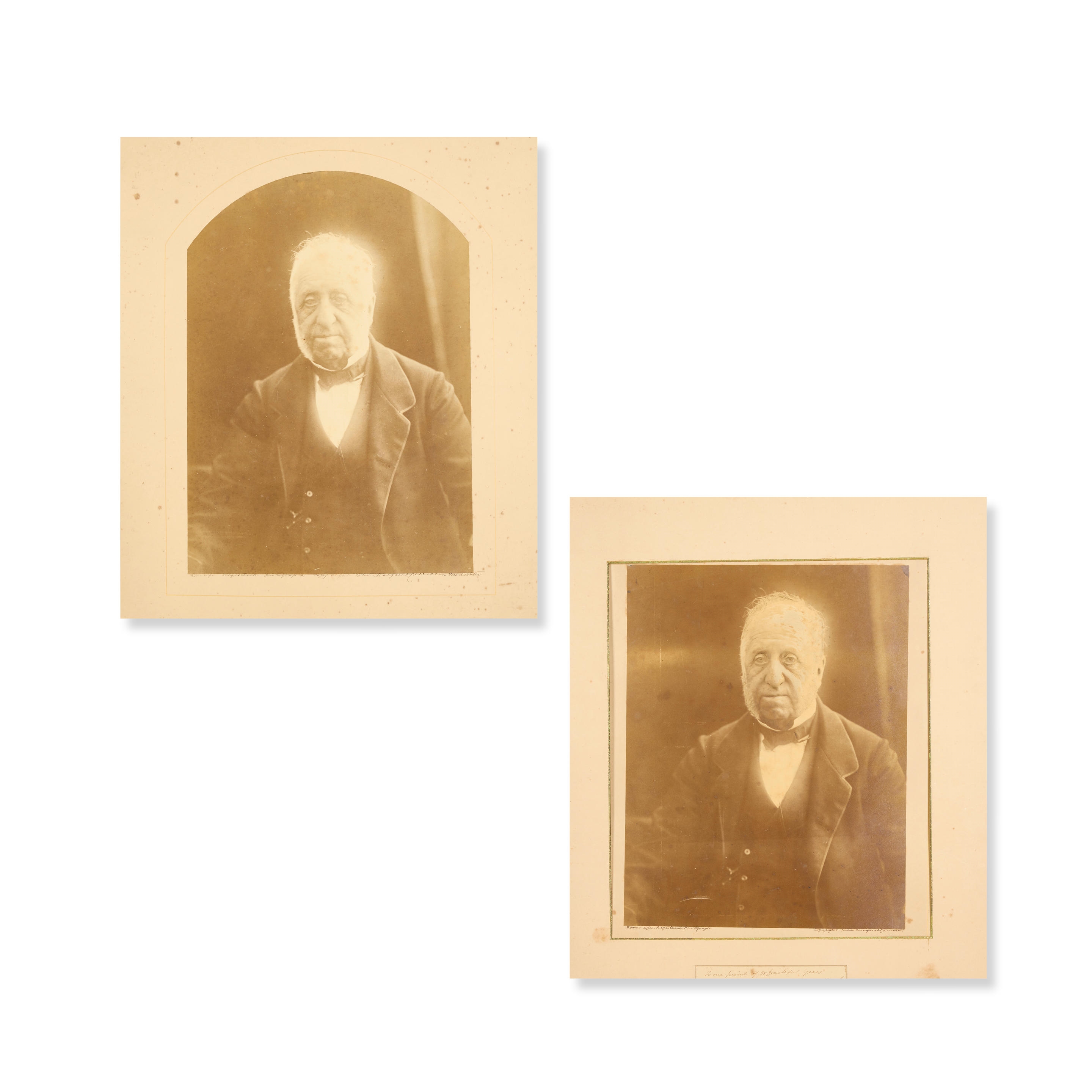 Cam Brown | Three albumen portraits of Sir Edward Ryan, 1871, 2 with ...