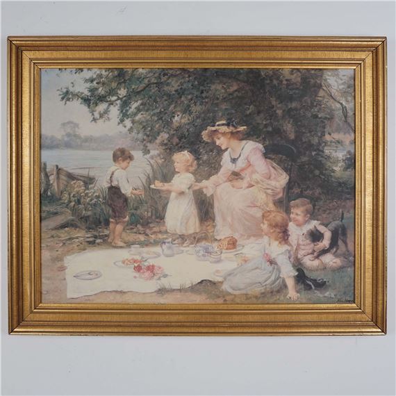 Frederick Morgan | Tea Party Scene | MutualArt