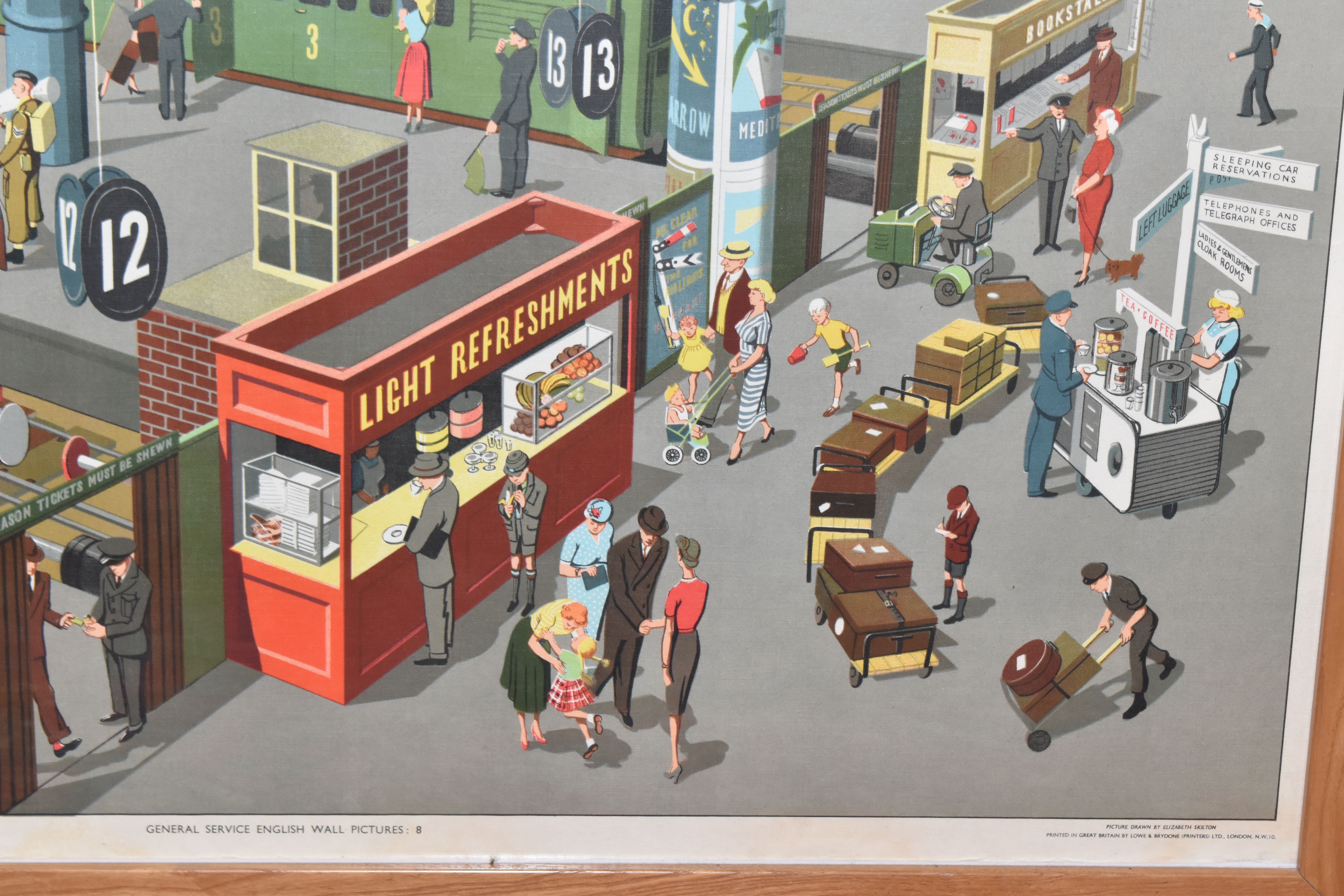 Elizabeth Skilton | TWO EDUCATIONAL WALL POSTERS (1950) | MutualArt