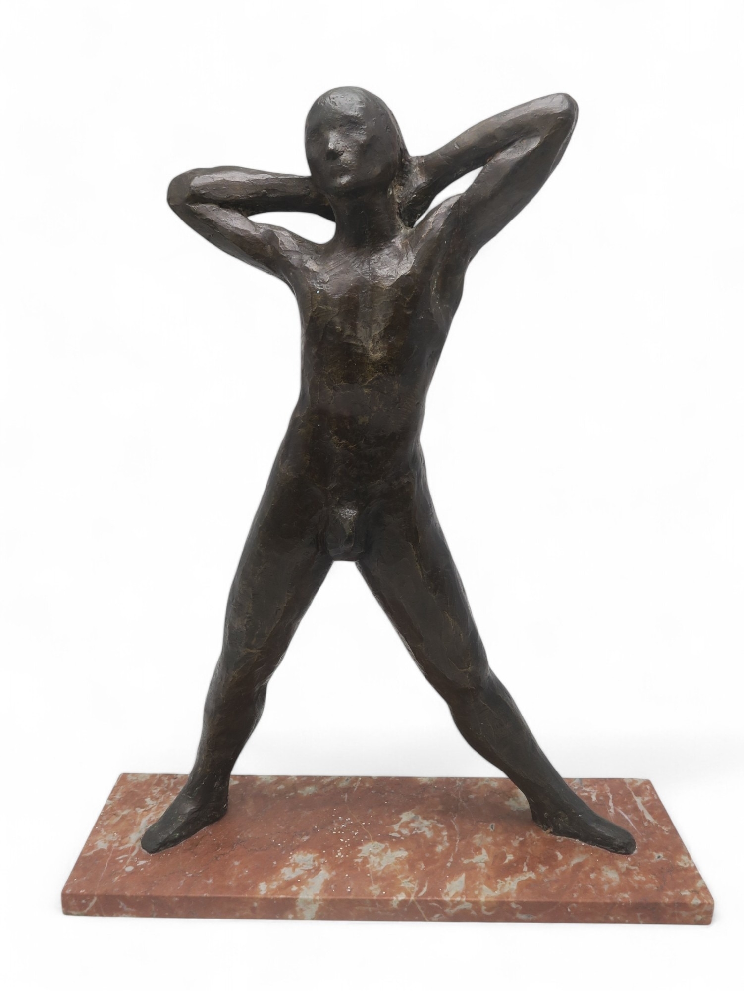 David Cregeen Male Nude Hands Clasped Mutualart