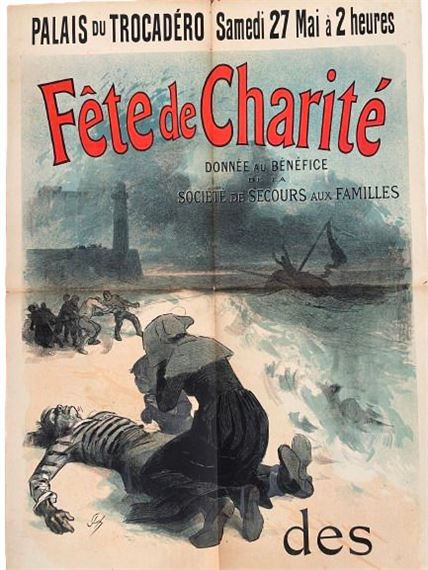 Jules Cherèt | Set of six color posters by Jules CHÉRET including ...