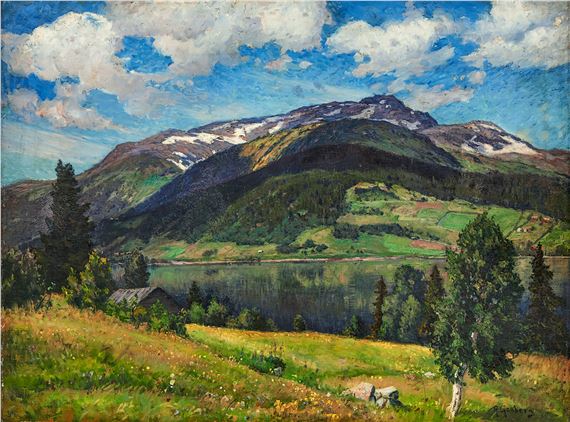 Anton Genberg | Sommardag vid Åreskutan | MutualArt