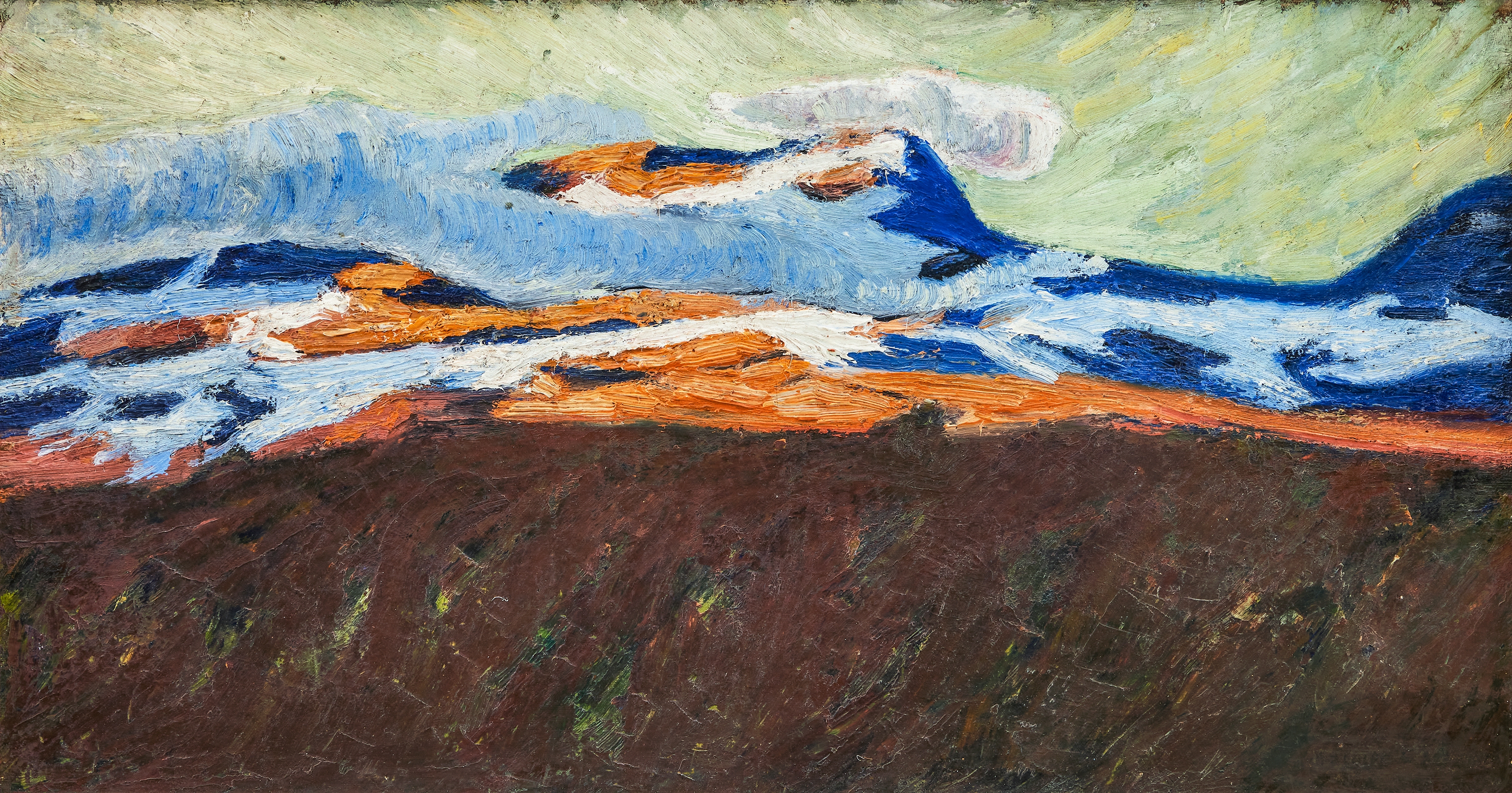 Helmer Osslund | Molnformation vid Lapporten | MutualArt