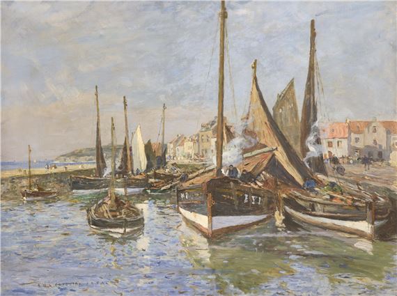 Robert McGown Coventry | Pittenweem Harbour (1890 - 1893) | MutualArt