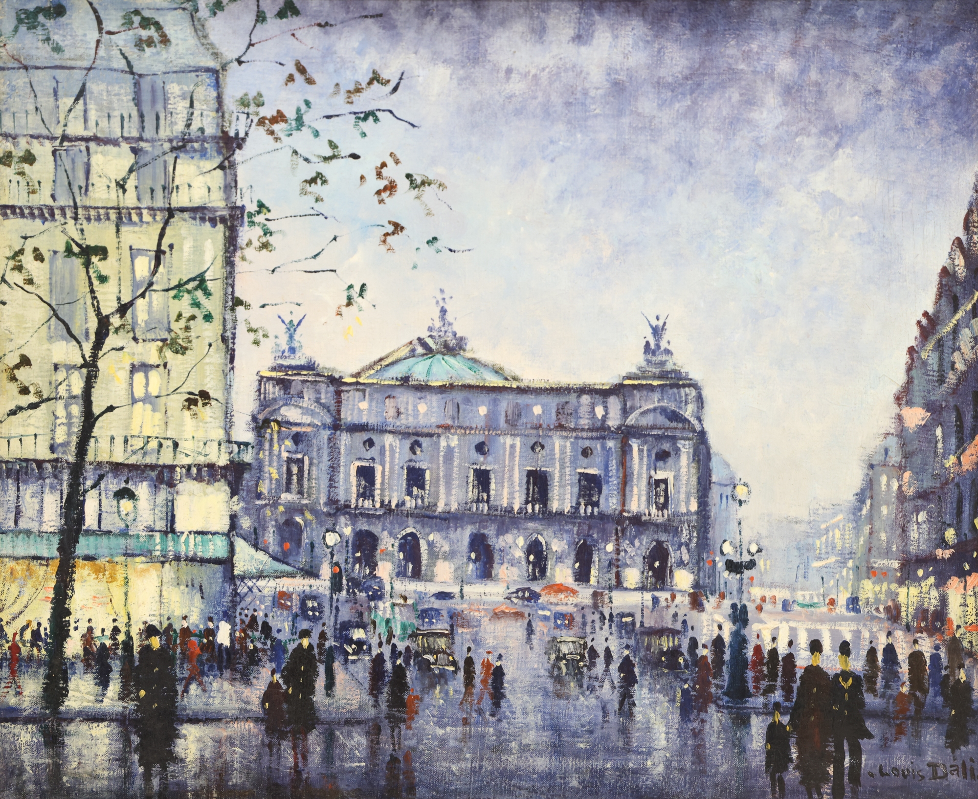 Louis Dali | Parisian Street Scene | MutualArt