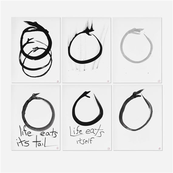 Lawrence Ferlinghetti | Six Sumi portfolio | MutualArt