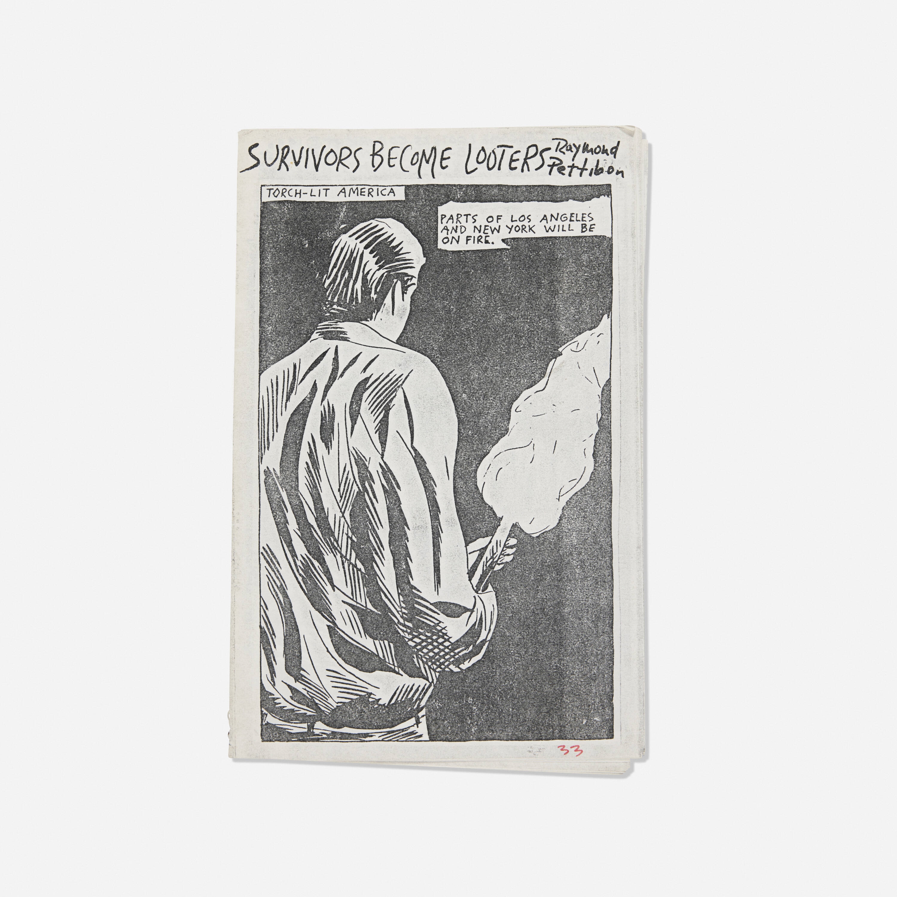 Raymond Pettibon | Survivors Become Looters (1986) | MutualArt