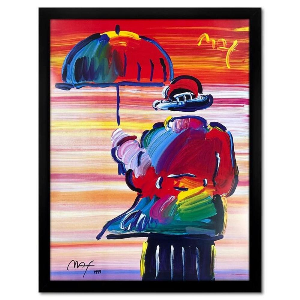 Peter Max | Umbrella Man | MutualArt