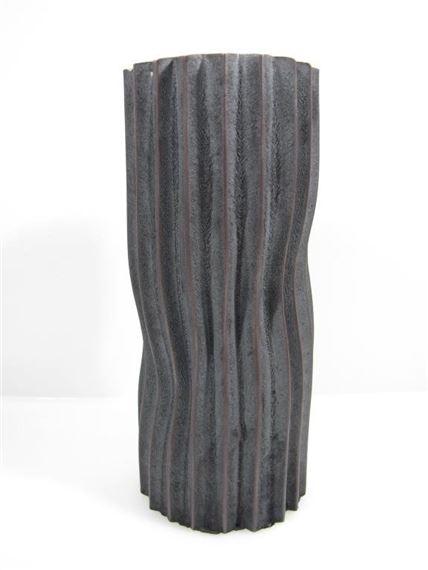 Bill Reddick | SIGNED BILL REDDICK WAVY RUFFLED TALL CERAMIC VASE ...